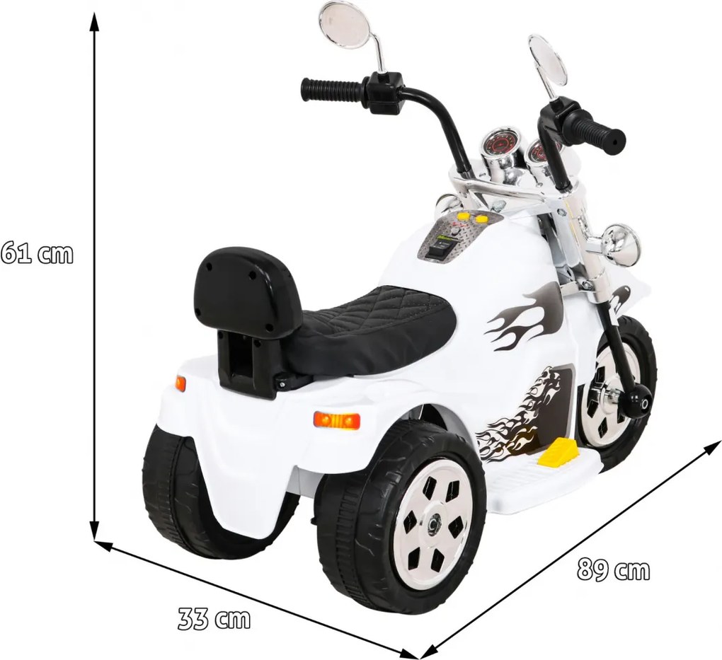 Ramiz Motorka Hot Chopper bílá