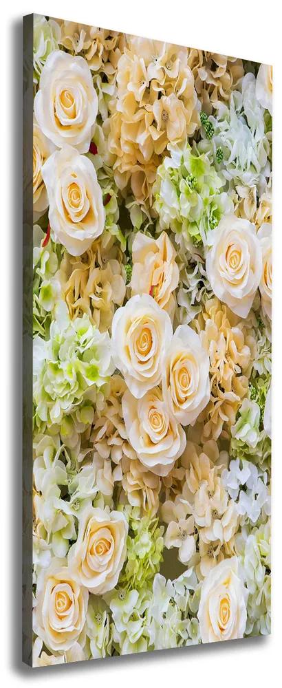 Wallmuralia Foto obraz na plátně Svatební květiny 50x125 cm