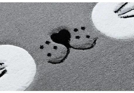 koberec PETIT KOČKA, KORUNA, šedý velikost 180x270 cm | krásné koberce cz