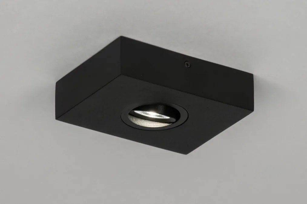 Stropní LED svítidlo Spot Quality Quadra 1 Black