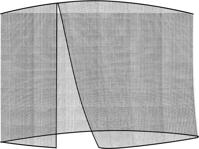 Moskytiéra na zahradní slunečník 300 cm - černá