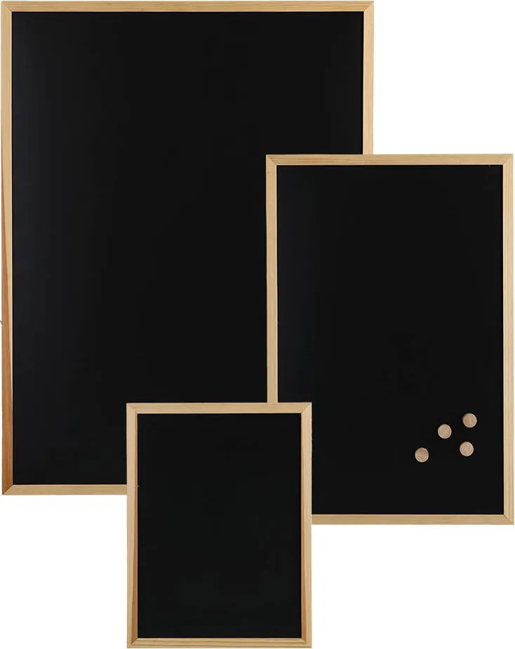 Křídová magnetická tabule, 60 x 80 cm