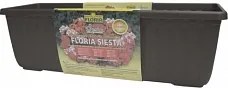 Samozavlažovací truhlík FLORIA SIESTA 60 cm - Čokoláda