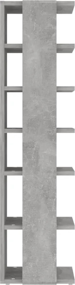 vidaXL Botník 27,5x27x102 cm kompozitní dřevo [808487] Barva: šedá sonoma