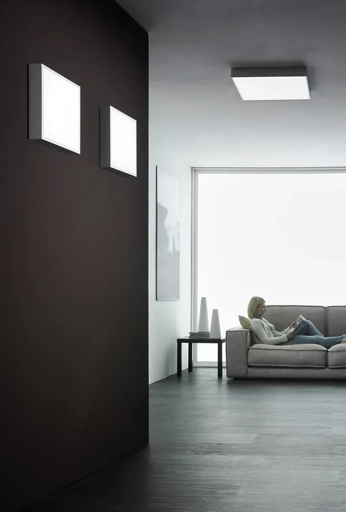 Linea Light 8227 Box_SQ, bílé stropní svítidlo 7W LED 3000K, 11x11cm ...