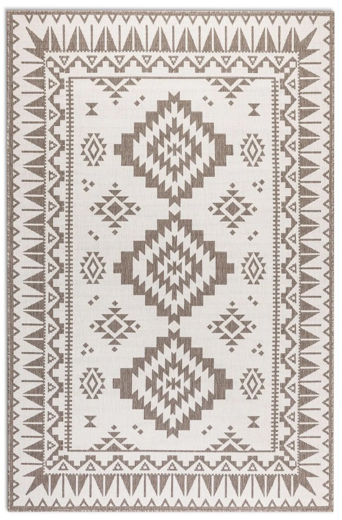 ELLE Decoration, Kusový koberec Gemini 106021 Linen z kolekce Elle – na ven i na doma, 160x230, béžová, chodba / předsíň