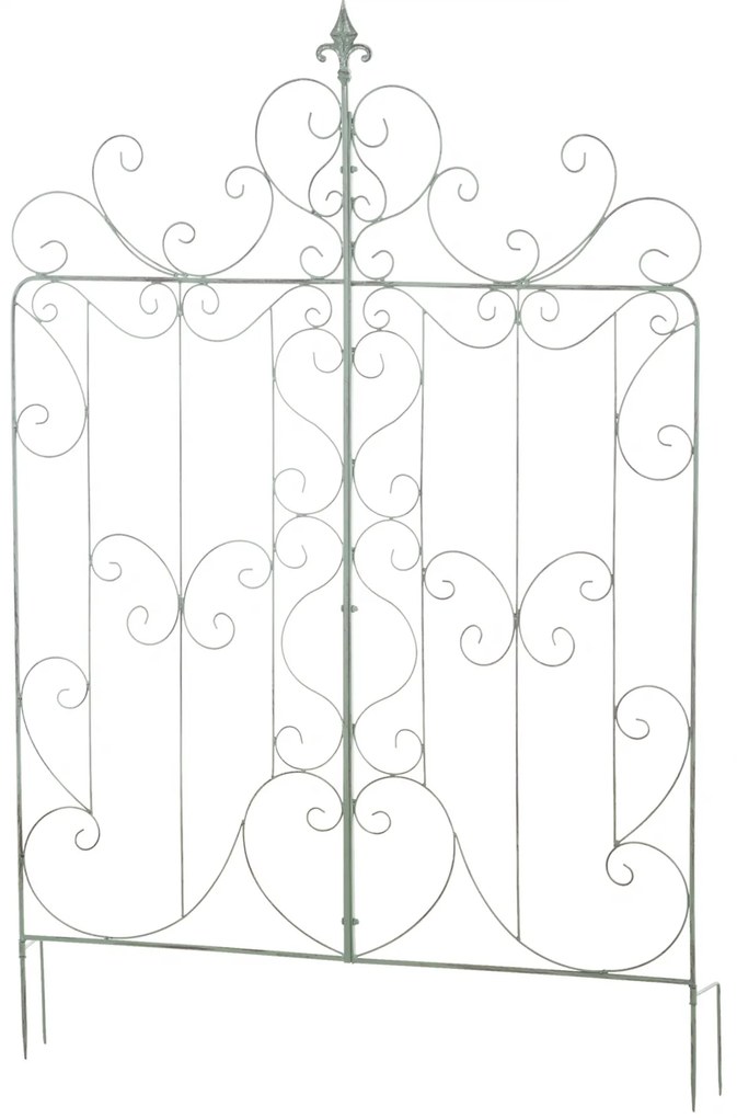 Mřížka na popínavé rostliny Mandevilla - 133 x 99 cm - Zelená antik