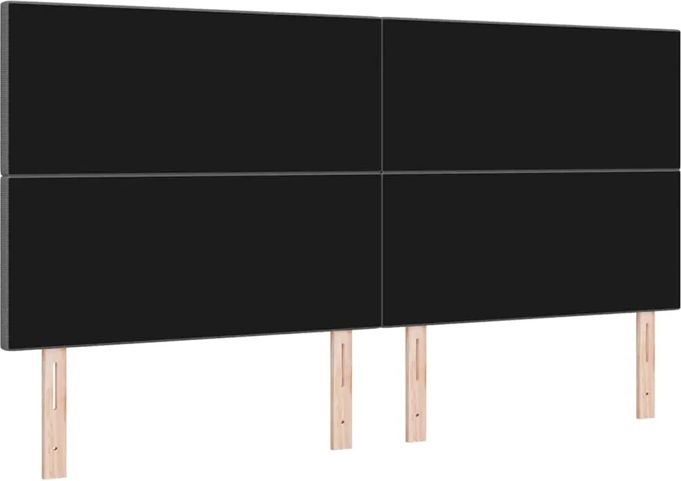 Čelo postele Světle šedá 200 cm Žebrovaná látka 3337736