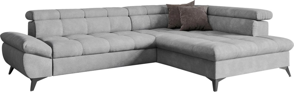 XXXLutz SEDACÍ SOUPRAVA, textil, šedá Welnova - Sedací soupravy - 000552043601