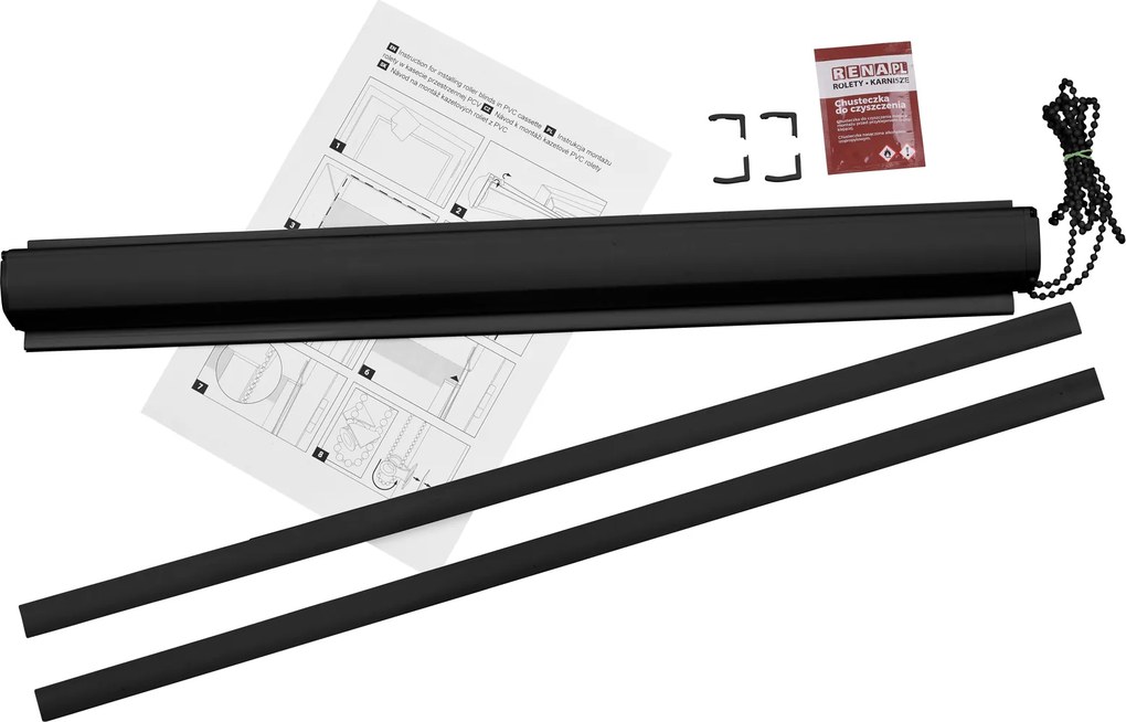 Dekodum Roleta den a noc v antracitové kazetě soft, barva látky Granát Šířka (cm): 102, Výška (cm): Standardní (do 150 cm), Strana mechanismu: Levá
