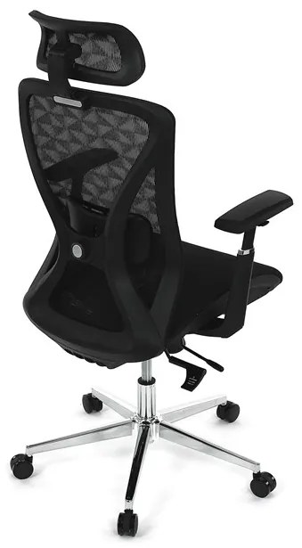Ergonomická kancelářská židle NILS - černá síťovina Barva: černá