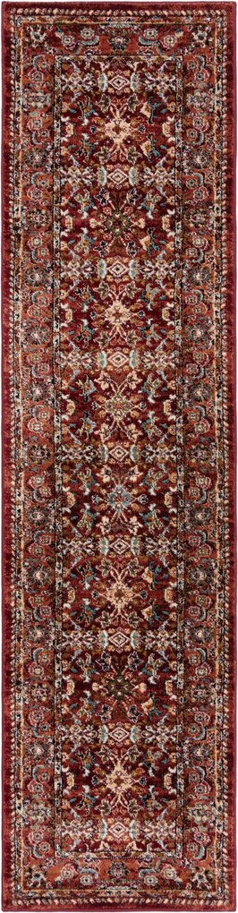 Flair Rugs, Běhoun Sincerity Royale Sandford Red, 66x300, červená, chodba / předsíň