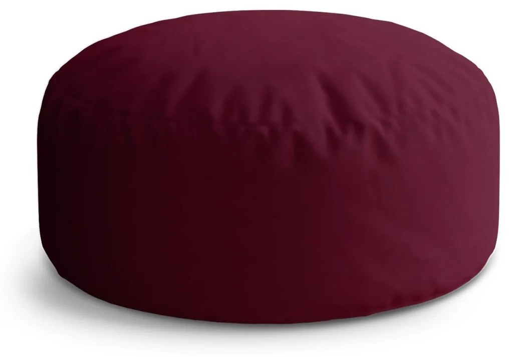 Sablio Taburet Circle Bordó: 38x48 cm