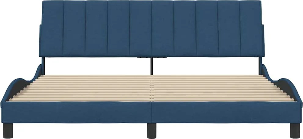 Rám postele bez matrace Hanko modrý 180 x 200 cm textil 3310411