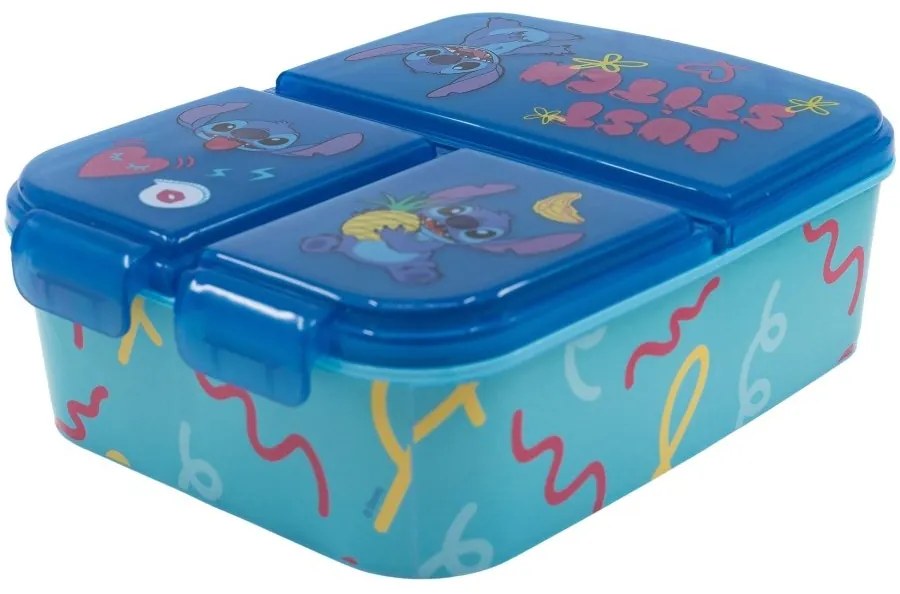 Multibox na svačinu Lilo &amp; Stitch se 3 přihrádkami