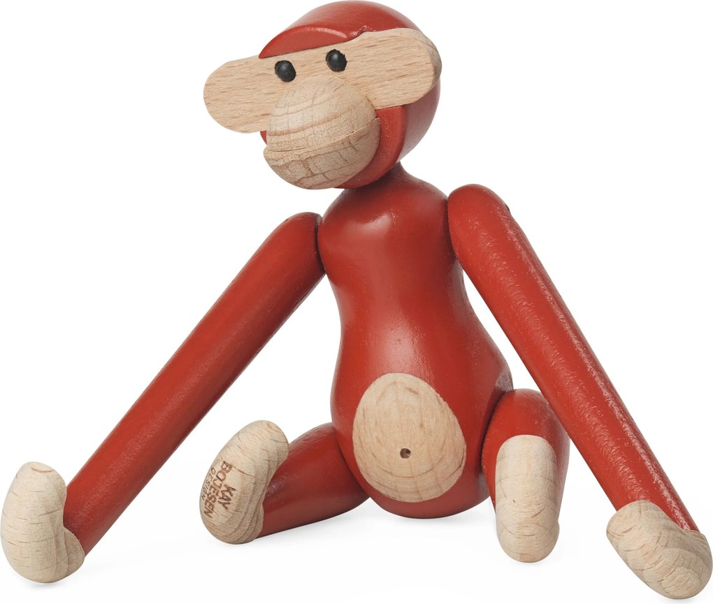 Figurka Kay Bojesen opice dřevěná mini zelená