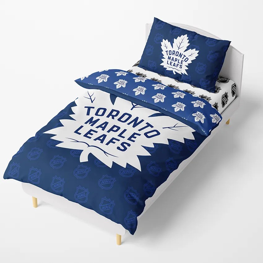 Hokejové povlečení NHL Toronto Maple Leafs Shields Velikost: 135x200 + 80x80 cm