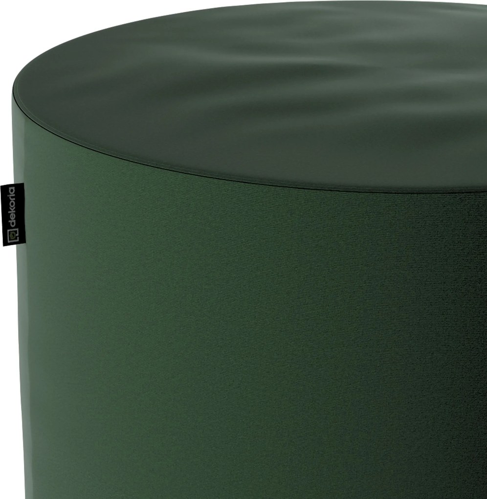 Sedák Barrel- válec pevný barva zelená látka lesklé, sametová