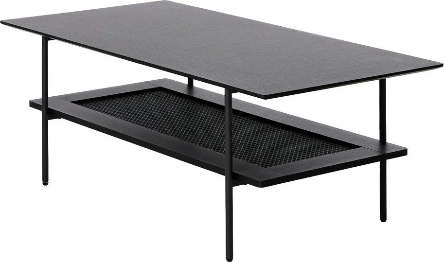 Černý konferenční stolek 55x110 cm Pensacola – Unique Furniture