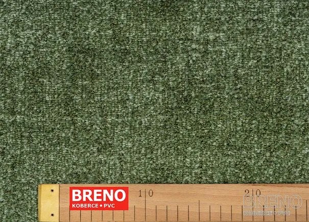 Breno Metrážový koberec BAVARIA 29 zelený, šíře 400 cm, Zelená