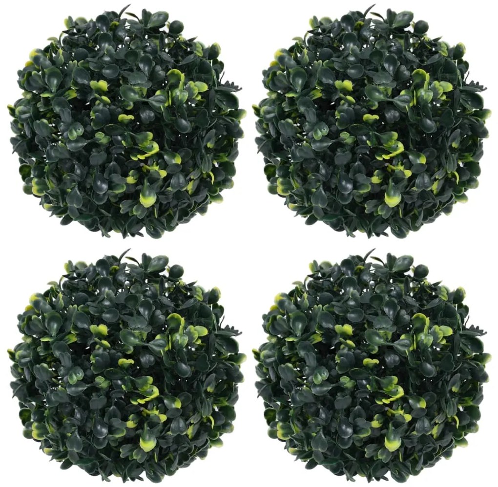 Umělé buxus koule 4 ks 12 cm