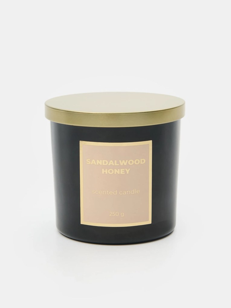 Sinsay - Vonná svíčka Sandalwood Honey - černá