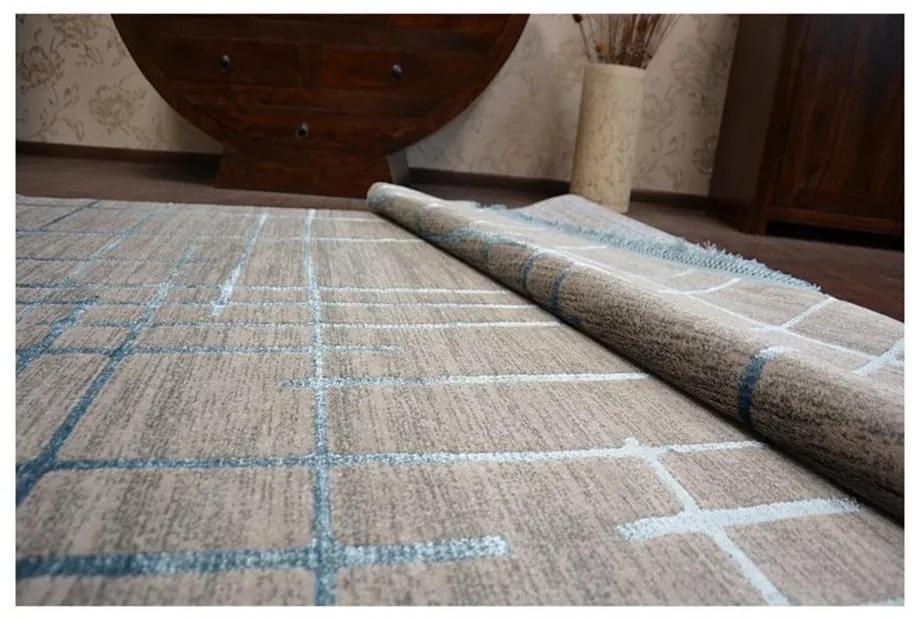Luxusní kusový koberec akryl Strap šedý 160x230cm