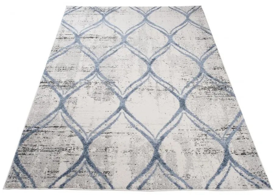 Kusový koberec Franc šedomodrý 140x200cm