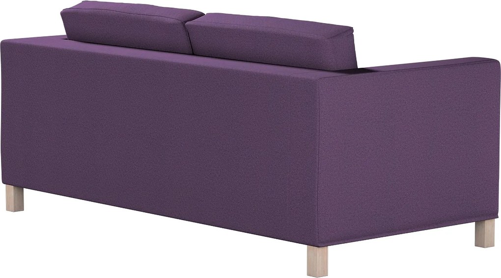 Potah na pohovku IKEA  Karlanda rozkládací, krátký barva fialová látka pletený vzor