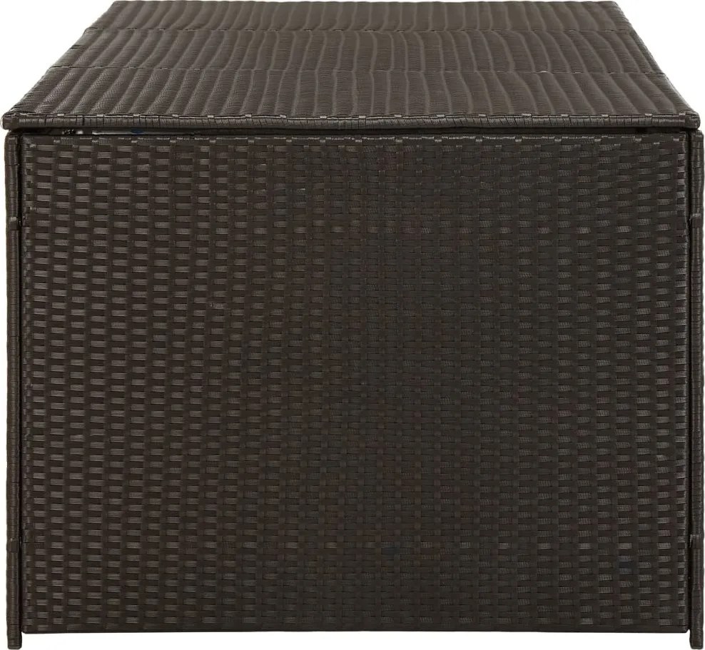 vidaXL Zahradní úložný box polyratan 180 x 90 x 70 cm [46478] Barva: Černá