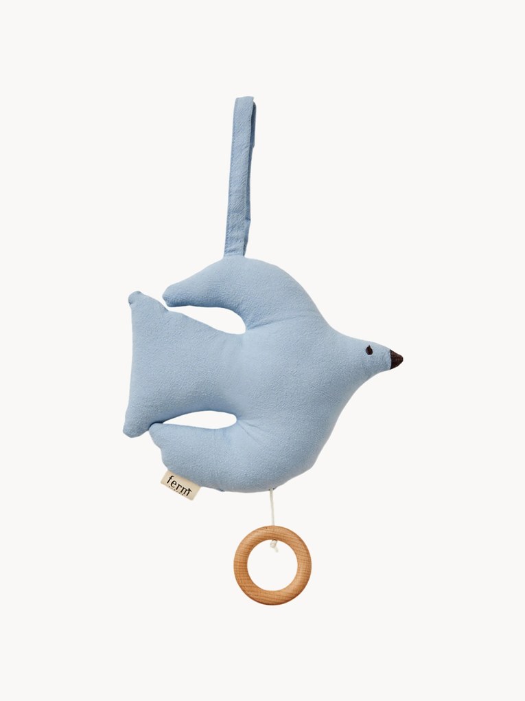 Hudební kolotoč z organické bavlny Swif Bird