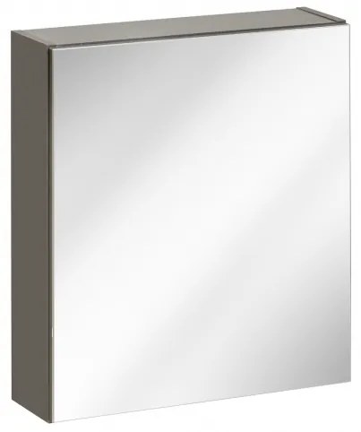 Koupelnová zrcadlová skříňka TWIST šedá