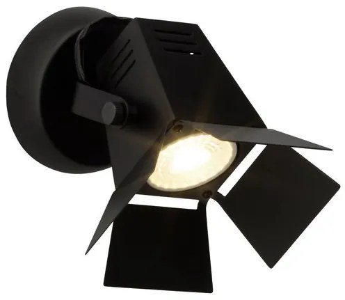 Nástěnné reflektorové svítidlo MOVIE LED 1 x GU10 5W, A+, matná černá