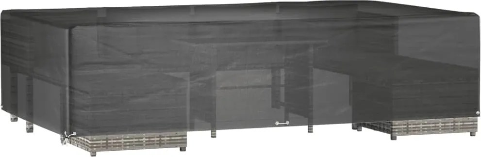 Plachta na zahradní nábytek s 12 očky 315x180x75 cm obdélníková 319310