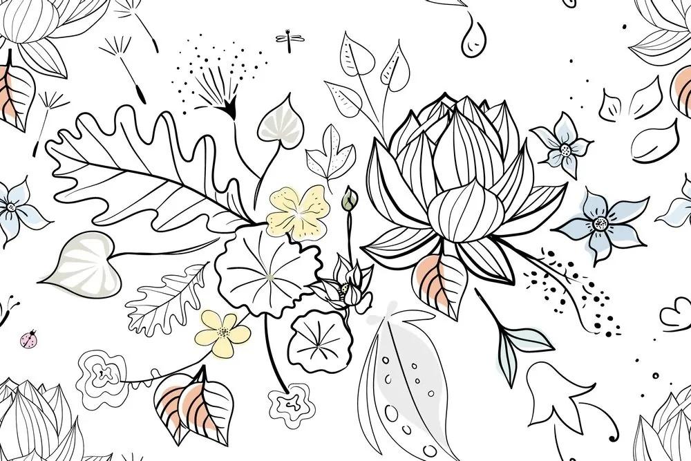 Tapeta s překrásným podzimním motivem - 75x1000 cm