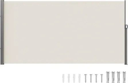 Stahovací boční markýza, 180,3 × 350,5 cm Venkovní ochranná – KSSCP180X350VY7PHV0