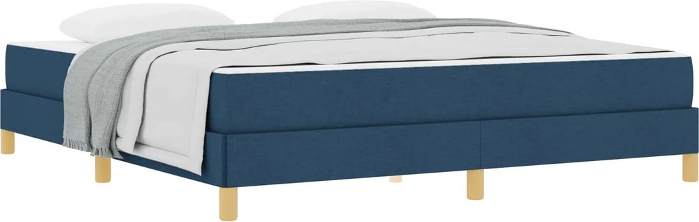 Postel s boxspringem s matrací Modrá 180 x 200 cm textil 3398590