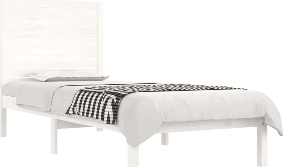 vidaXL Rám postele masivní dřevo 90 x 190 cm Single [3104574] Barva: Přírodní