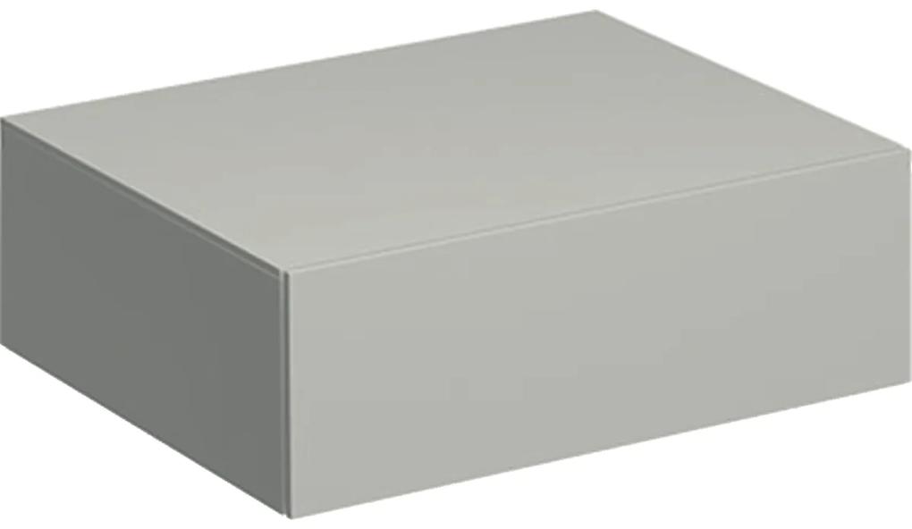 Geberit Xeno 2 - Boční skříňka 580x200 mm se zásuvkou, šedobéžová 500.507.00.1