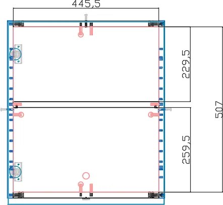 Kuchyňka NIKA se dřezem a baterií 1481 x 600 x 2000 mm, dub přírodní, levé