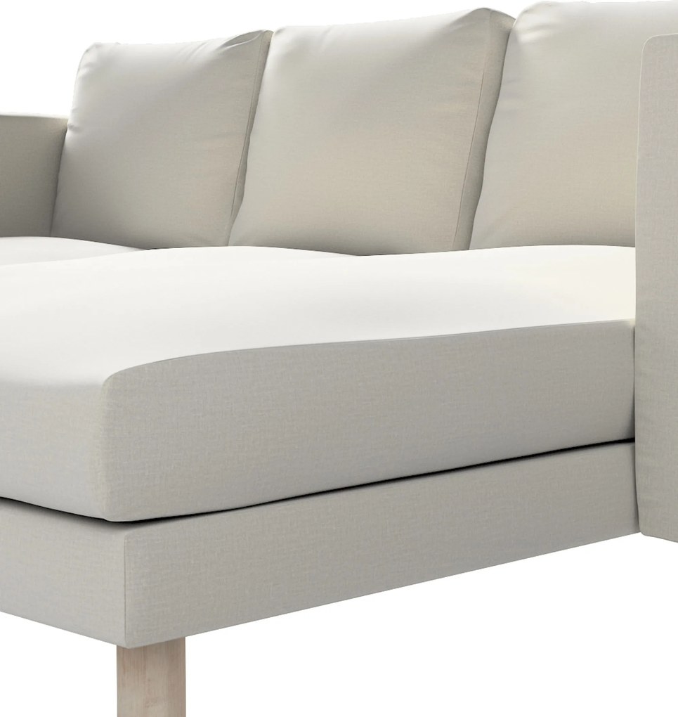 Potah na pohovku IKEA Norsborg 3-místná se šezlongem barva šedá látka sametová