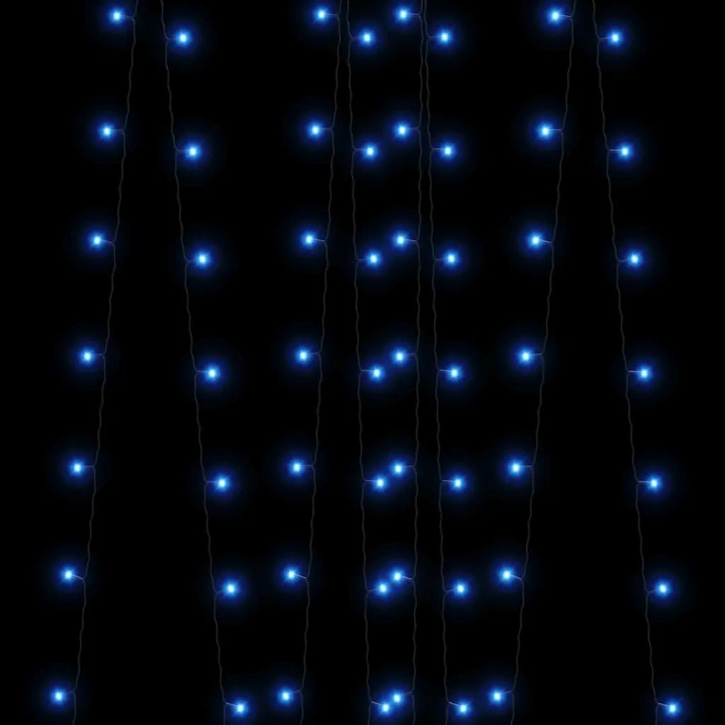 Solární světelné řetězy 5 ks 5 x 200 LED modré dovnitř i ven 328953
