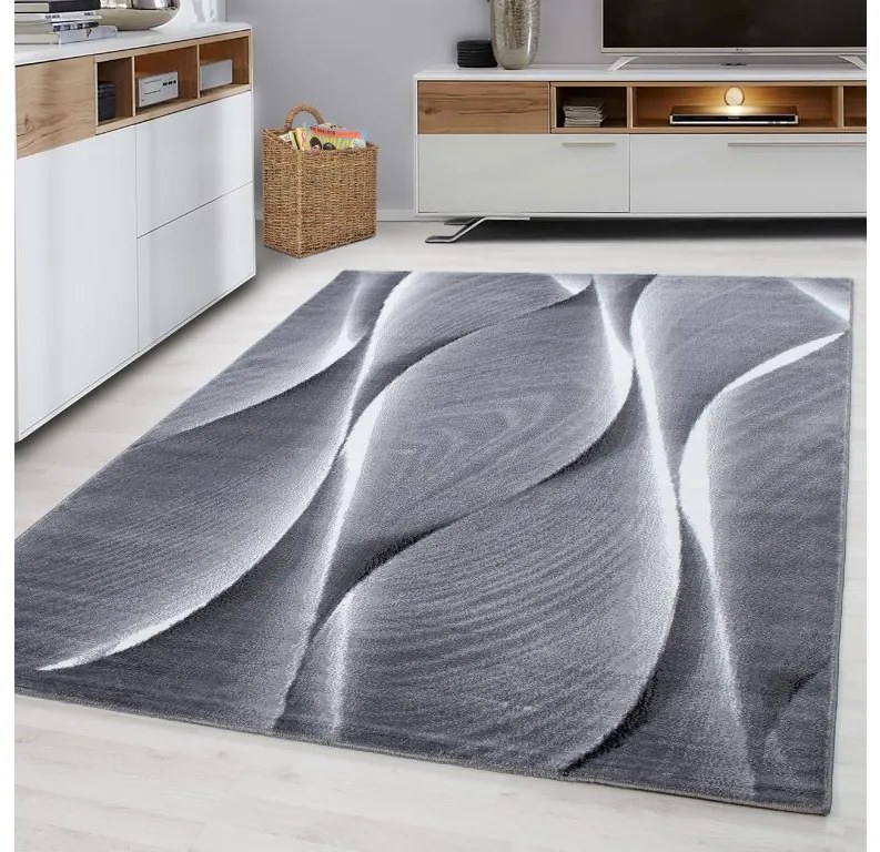 Ayyildiz Kusový koberec PARMA 9310, Černá Rozměr koberce: 120 x 170 cm