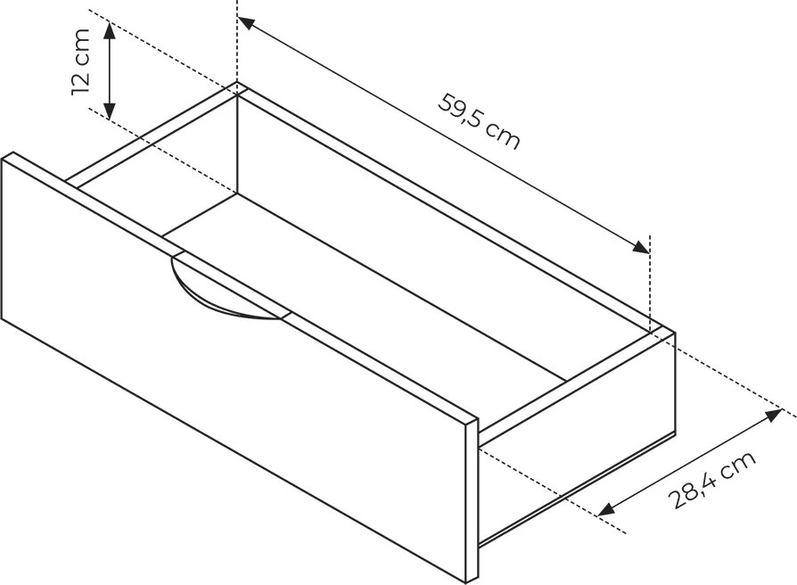 VERIS d | komoda 163 6S | 163,2 cm | dub dunin
