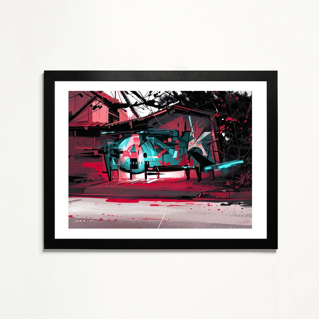 Jozef Spodniak | Panika71 Panika71 | 1+kk byt na pražských Vinohradoch za 10 mega Rám: Černý, Velikost: 40 x 60 cm