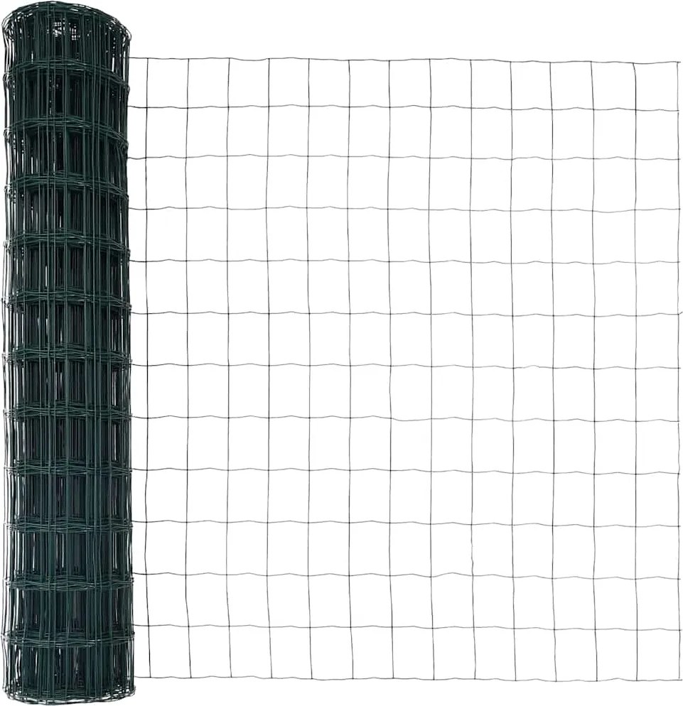Evropský plot se hroty 10 x 1,2 m Ocel potažená PVC Zelená 3350564
