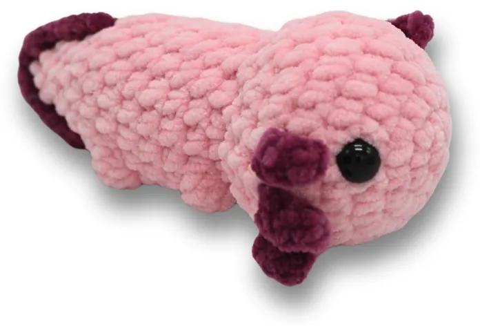 Vali Crochet Háčkovaný Axolotl Barva zvířátka: Modrá