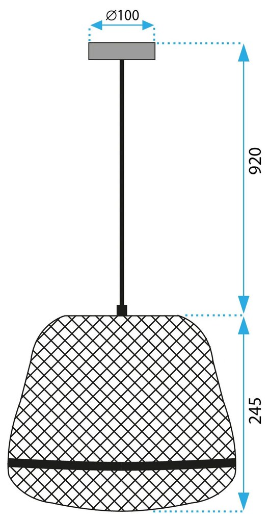Toolight Stropní svítidlo APP1338-1CP