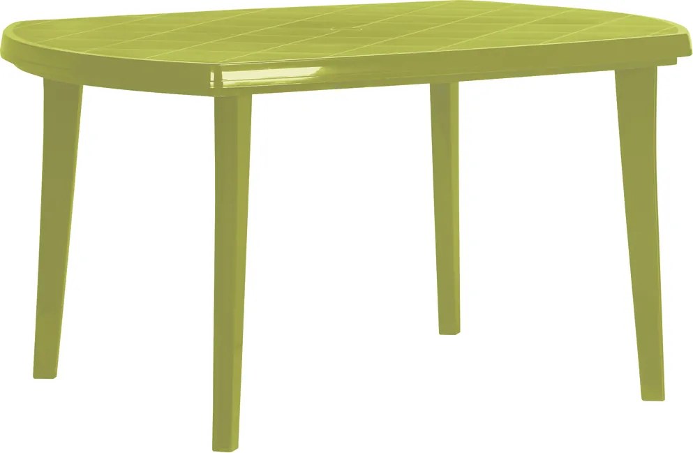 Oválný zahradní stůl Elise - světle zelená