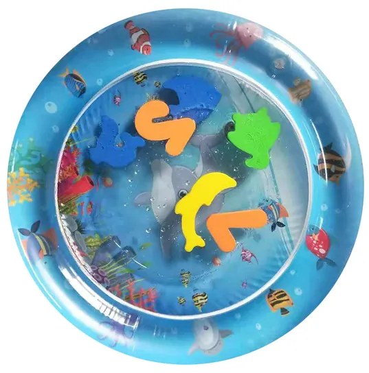 Hrací vodní podložka pro miminka Motiv: modrý kruh